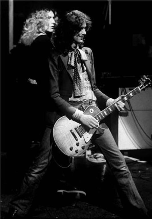 Neal Preston - Jimmy Page and Robert Plant 1975 For Sale at 1stDibs