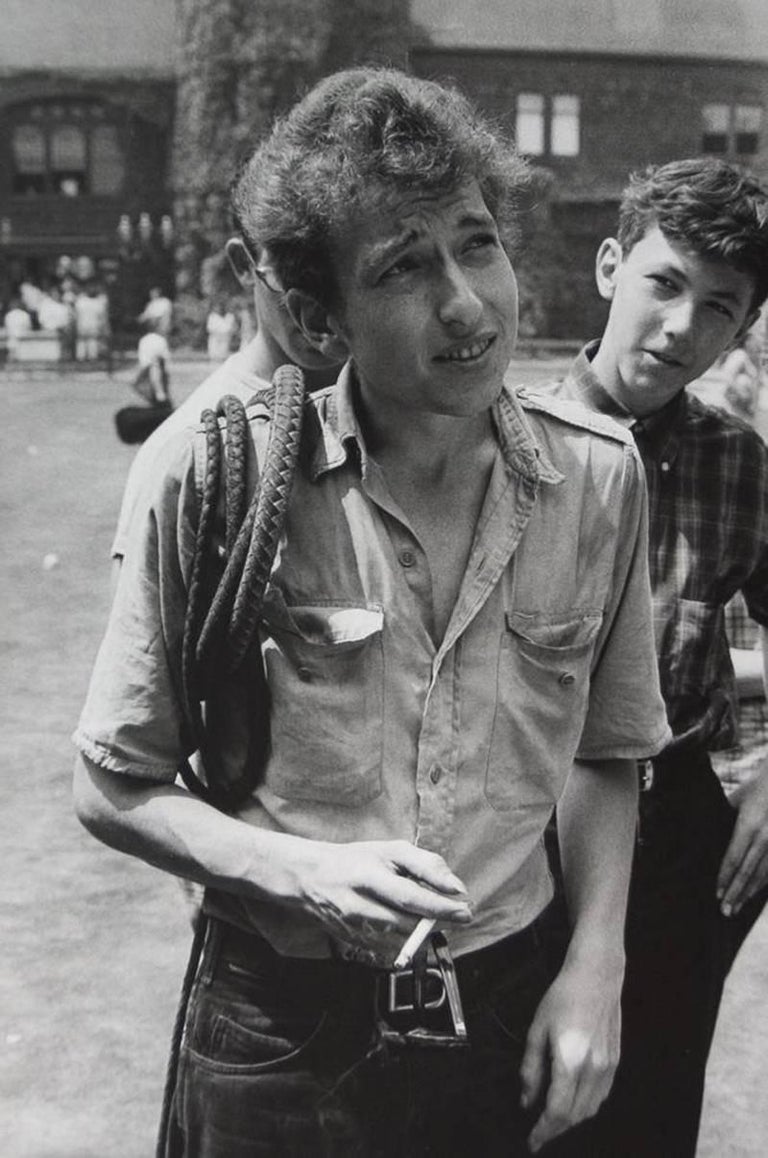 Rowland Scherman - Bob Dylan, Newport, RI, 1963 For Sale at 1stDibs