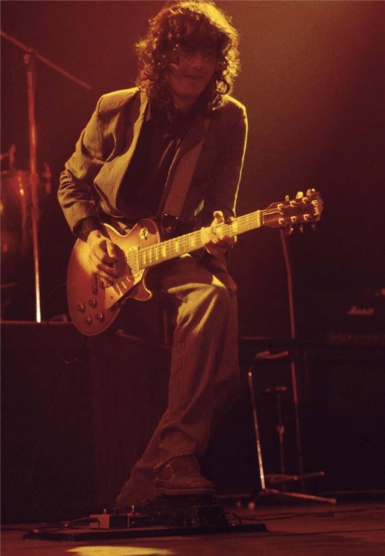 Guido Harari - Jimmy Page, Led Zeppelin, Zurich, 1980 For Sale at ...