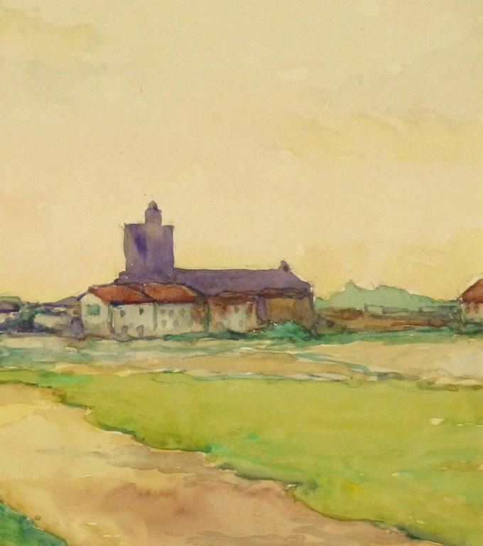 Raymond Deschamps - Provence Landscape Painting For Sale at 1stDibs