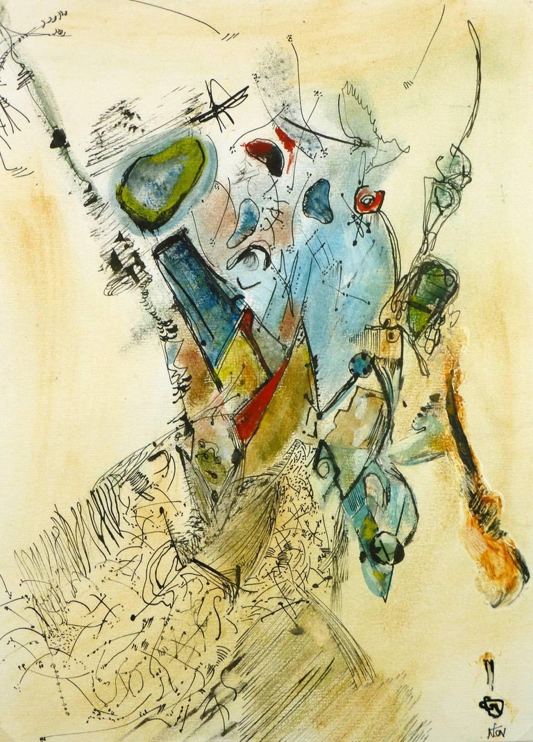 Jorge Miton - Abstract Drawing For Sale at 1stDibs