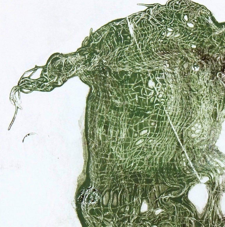 Spe - Modern Abstract in Green at 1stDibs