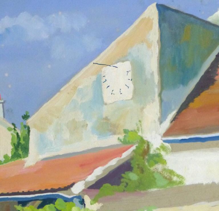 André Poirrier - Vintage French Provence Landscape - Country Villa For ...