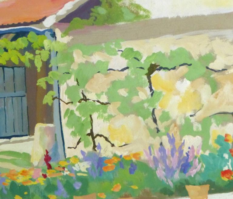 André Poirrier - Vintage French Provence Landscape - Country Villa For ...