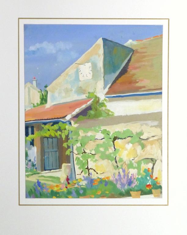 André Poirrier - Vintage French Provence Landscape - Country Villa For ...