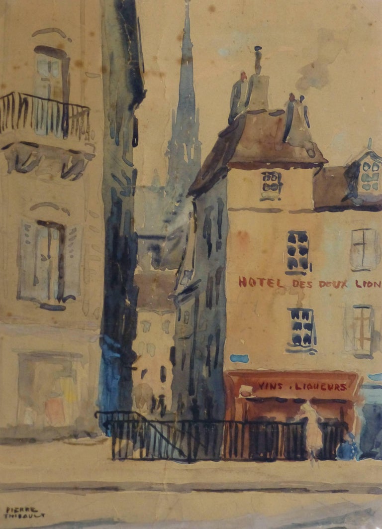 Pierre Thibault - Paris - Rue des Chantres at 1stDibs