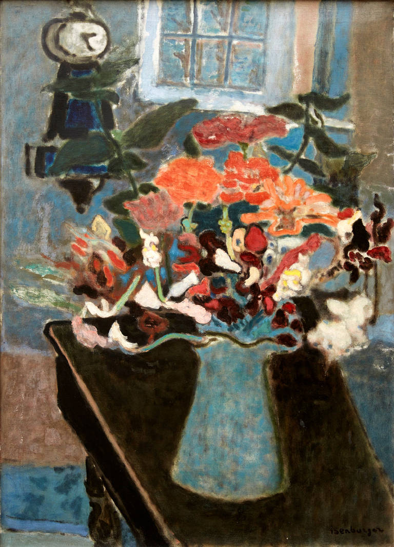 Eric Isenburger - Still Life with Clock For Sale at 1stDibs