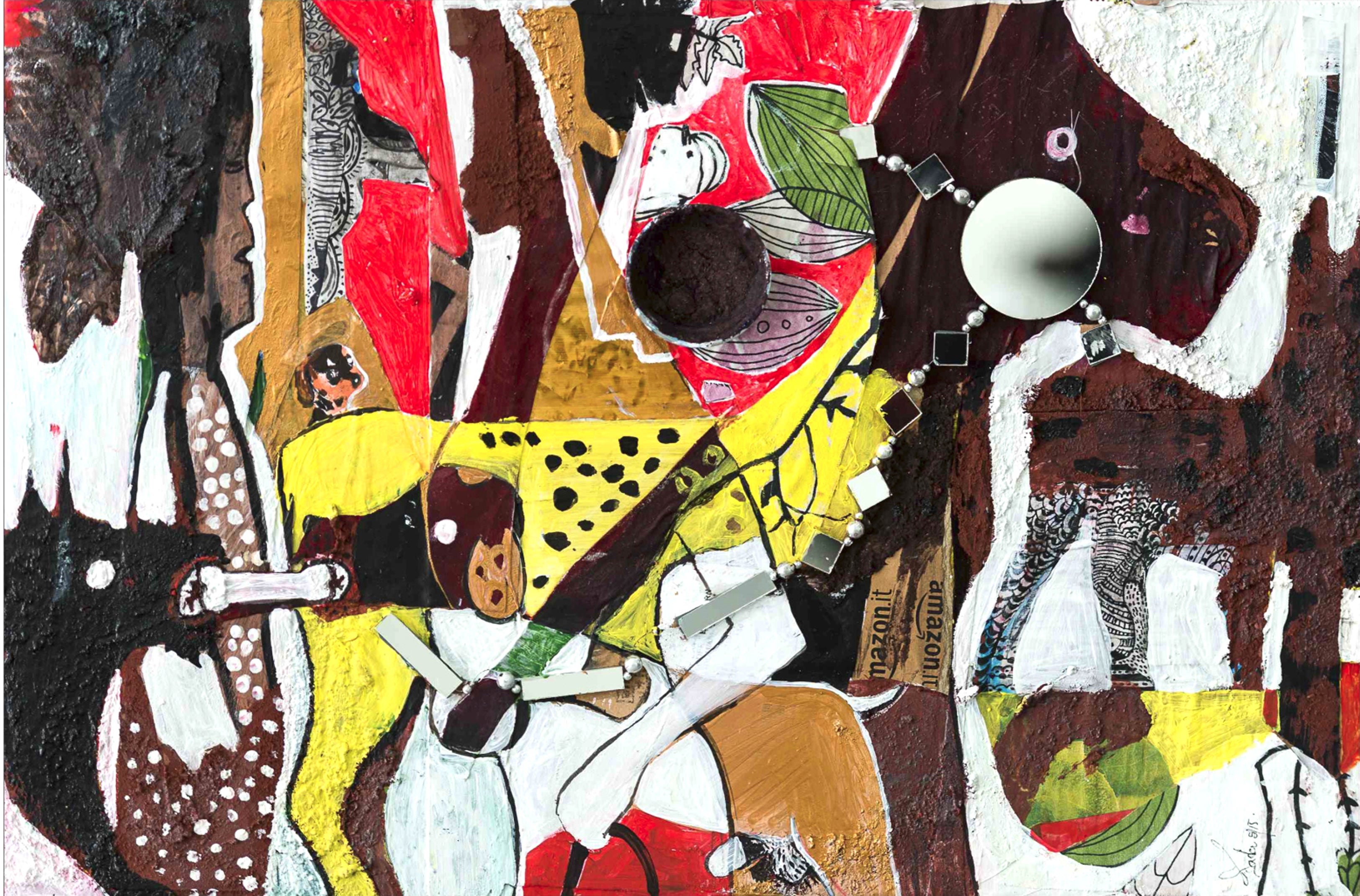 Olayanju Dada - Congress of Demagogues, Contemporary Abstract African ...