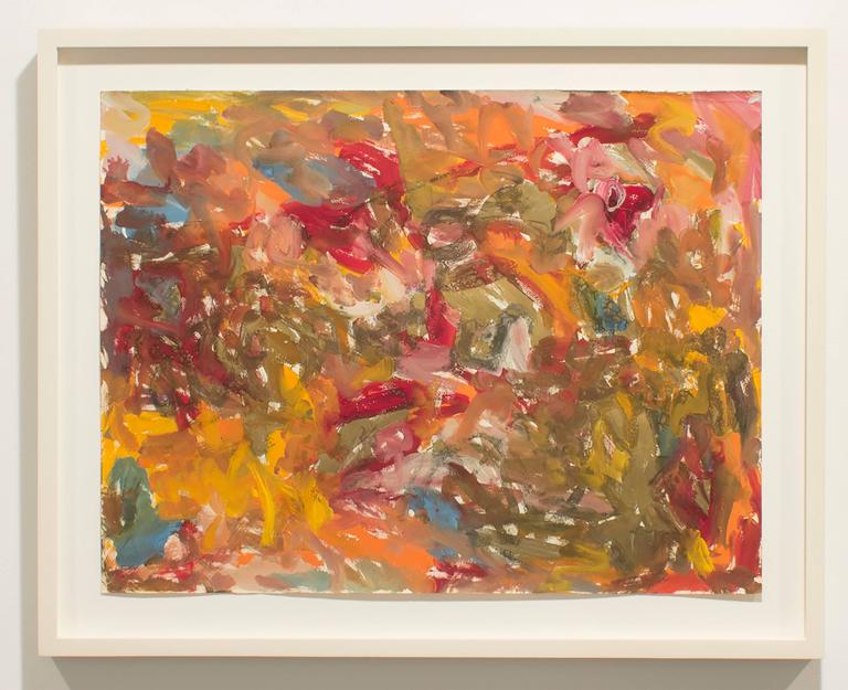 Shirley Goldfarb - Yellow Painting #7, Painting For Sale at 1stdibs