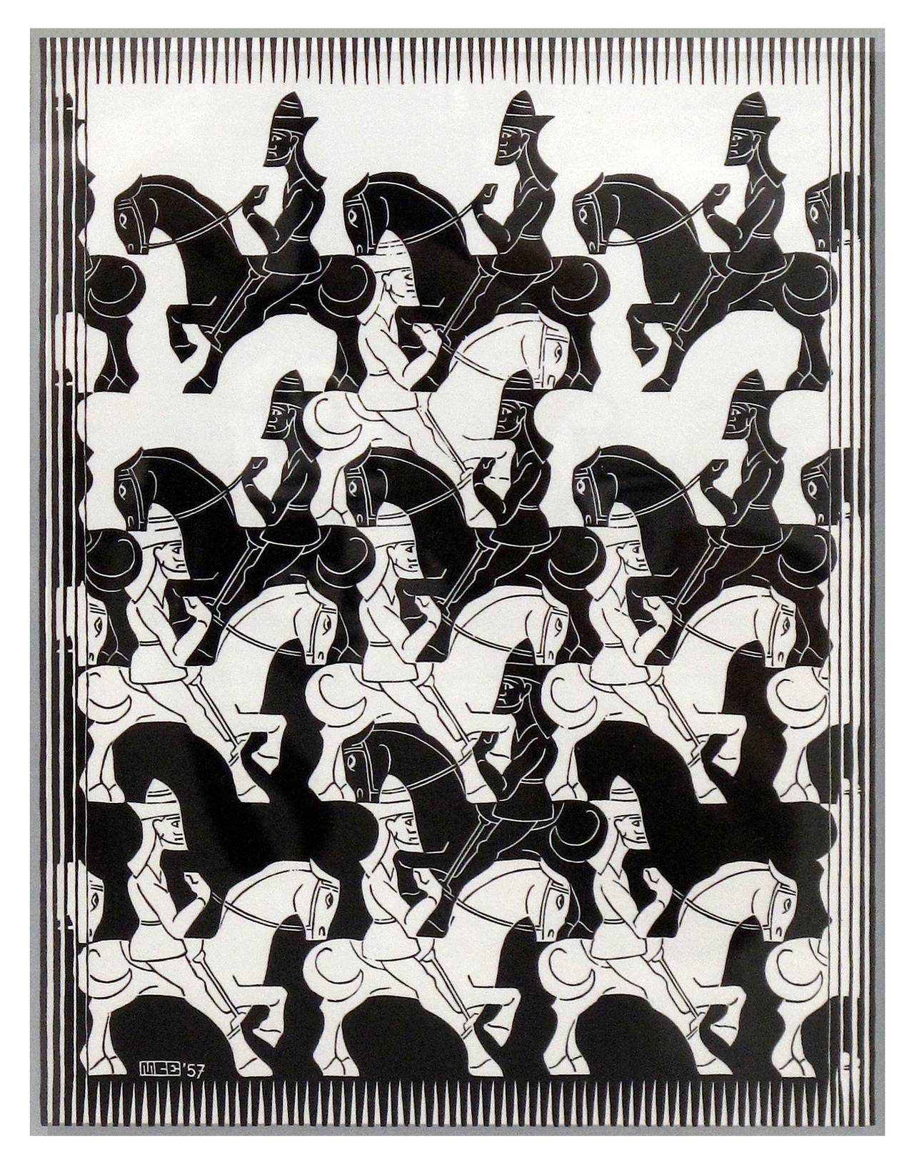 M. C. Escher - Regular Division of the Plane III For Sale at 1stDibs