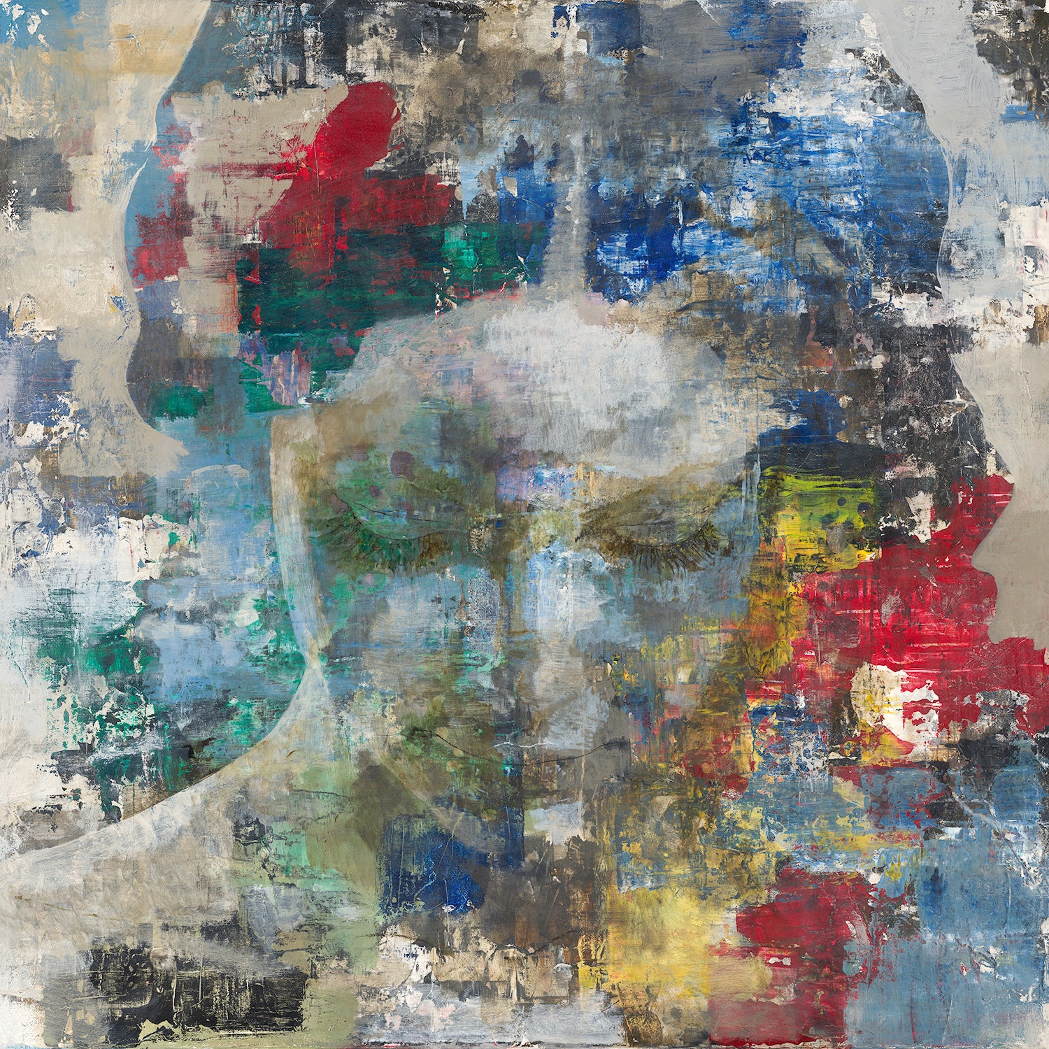 Edo Kaaij - Liquid - 21st Century, Contemporary, Figurative-Abstract Portrait, Print, Canvas For ...