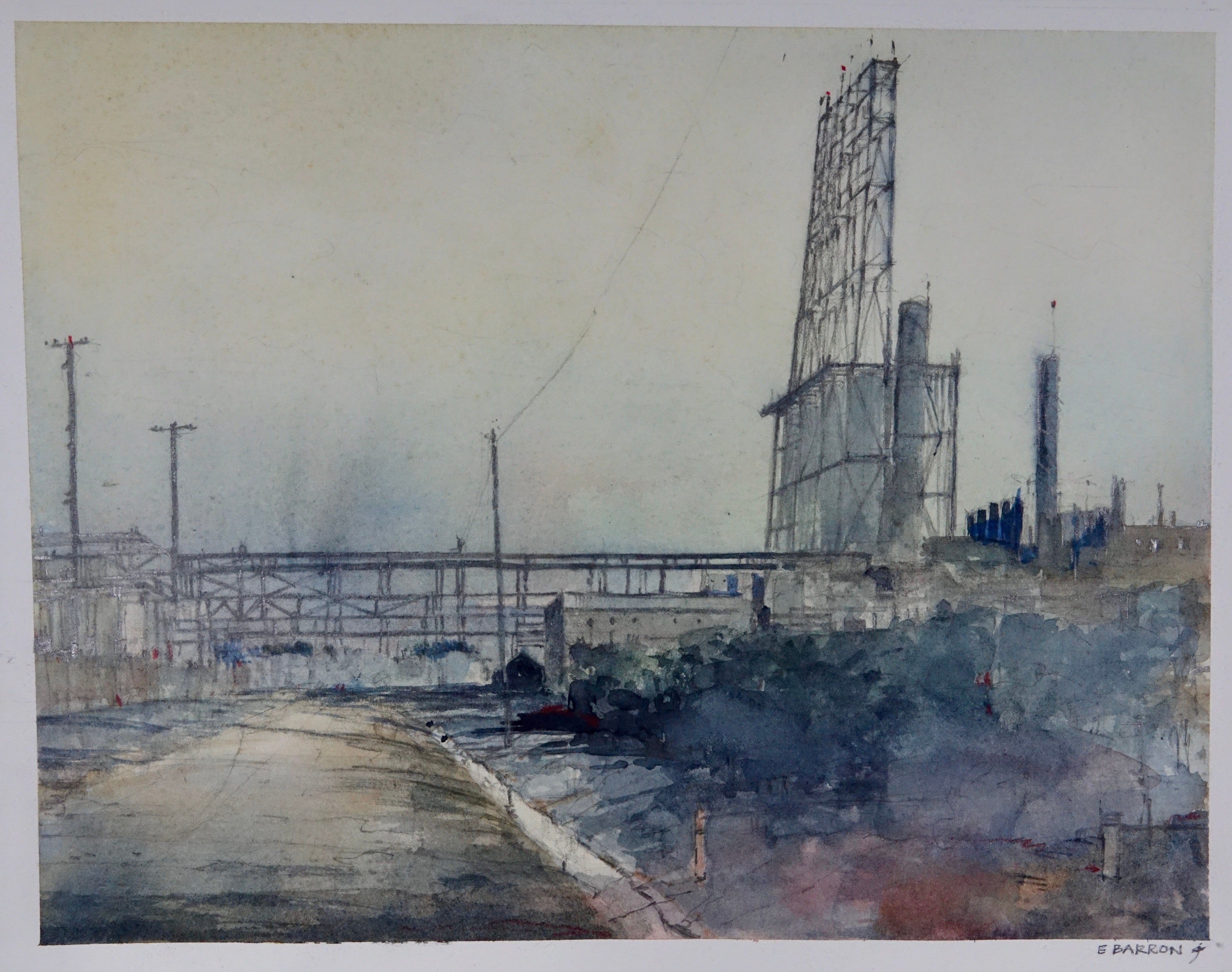 J.W. Tuton - J.W. Tuton - 1856 English Watercolour, Landscape with ...