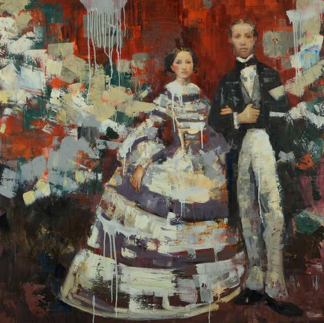 Rimi Yang - Mirror Queen, Painting For Sale at 1stdibs