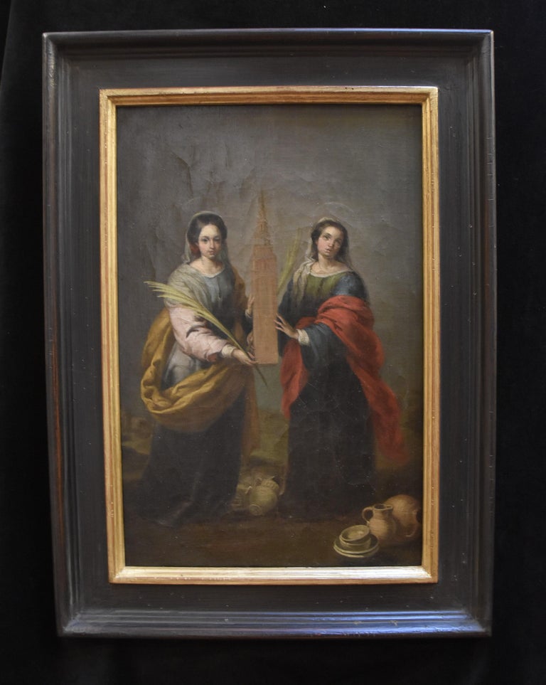 Unknown - Spanish School 19th century, Santa Justa and Santa Rufina ...