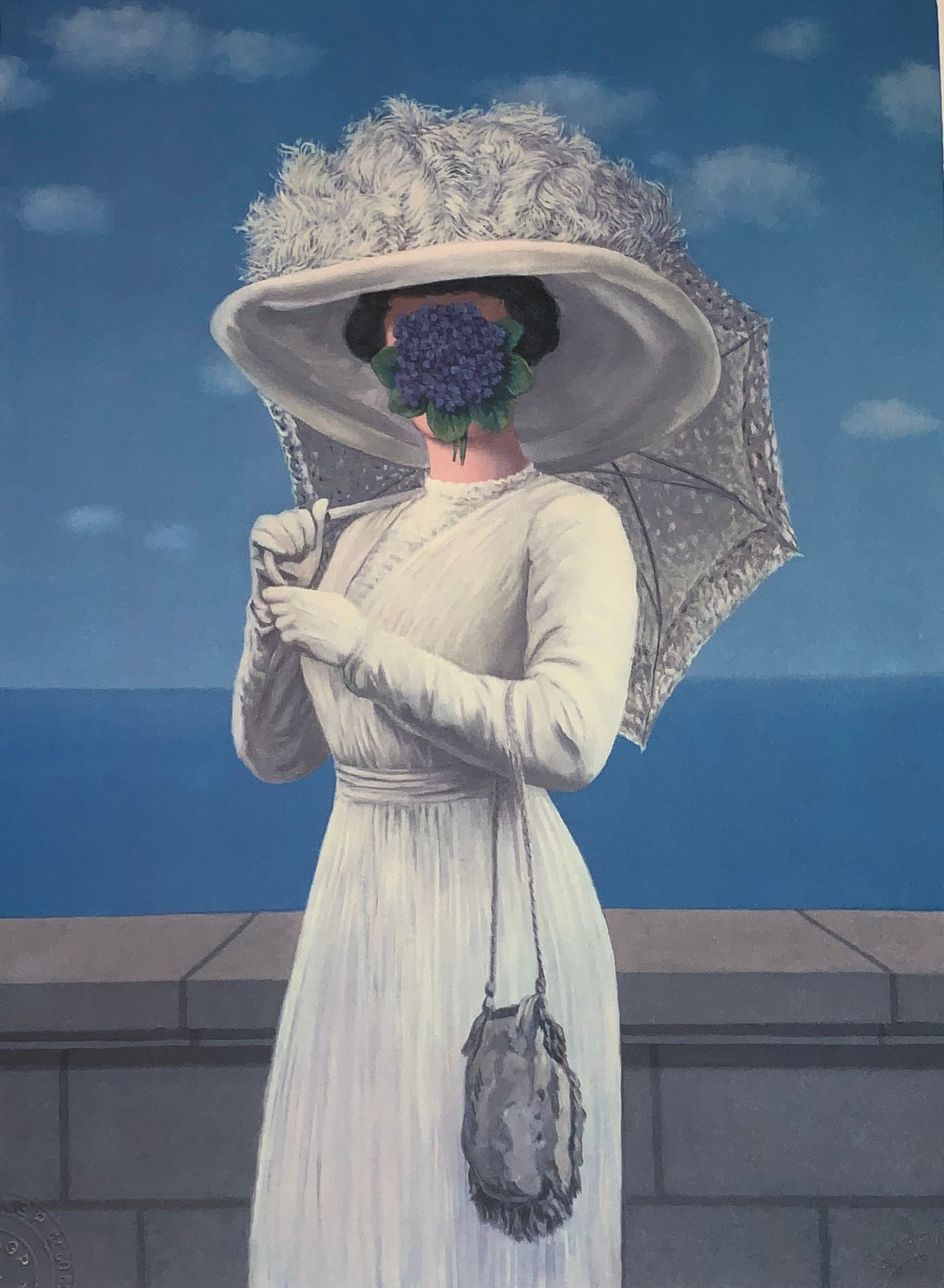 René Magritte - "Le Faux Miroir (The False Mirror)," Lithograph after ...