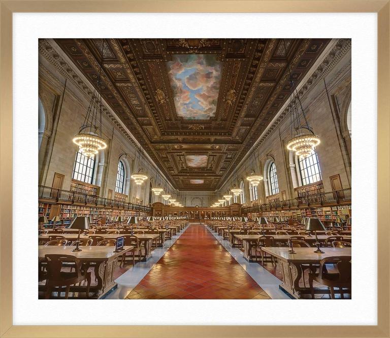 Richard Silver - New York Public Library, Print For Sale at 1stdibs