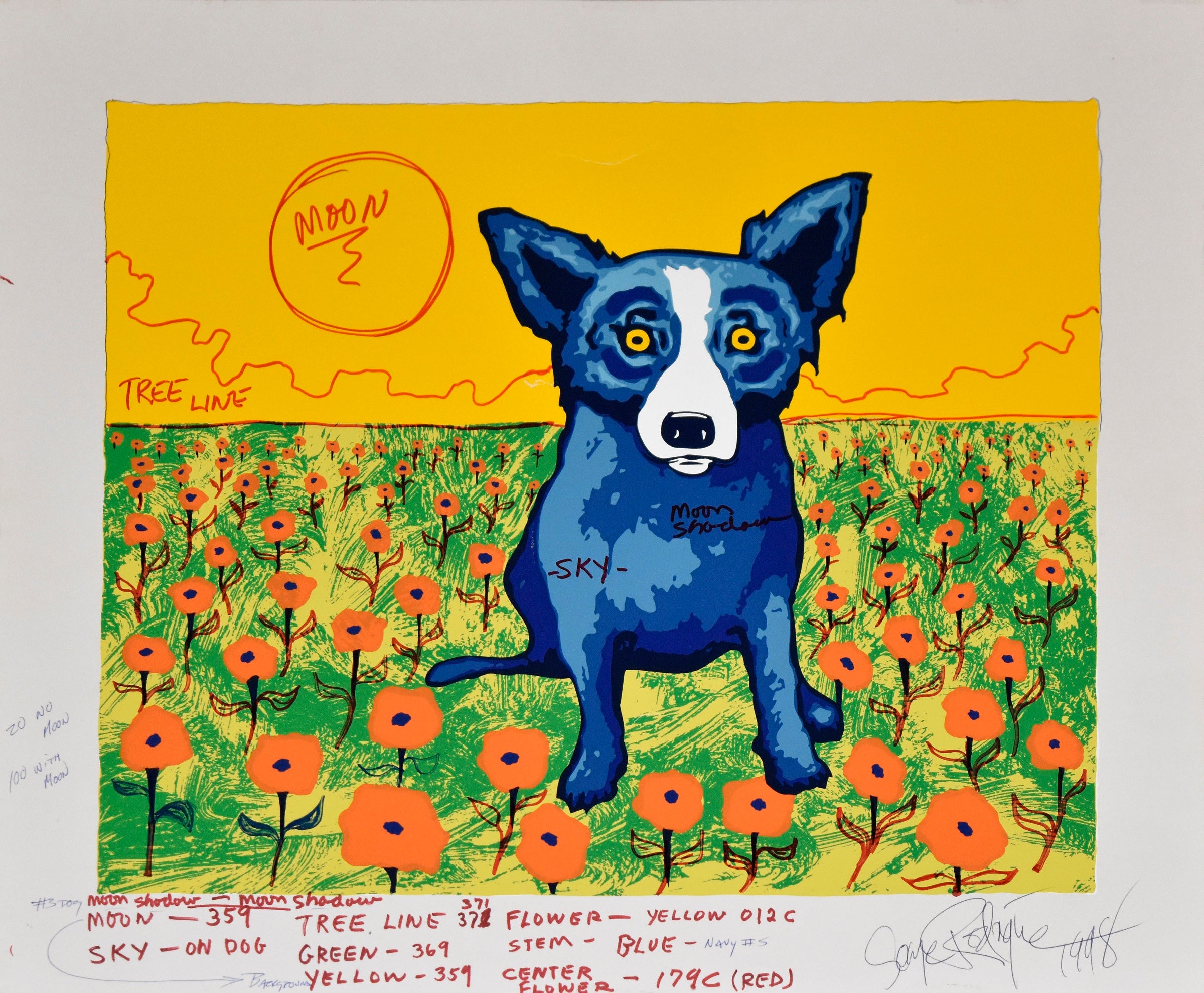 George Rodrigue - Original - Center Stage - Acrylic on Linen - Signed ...