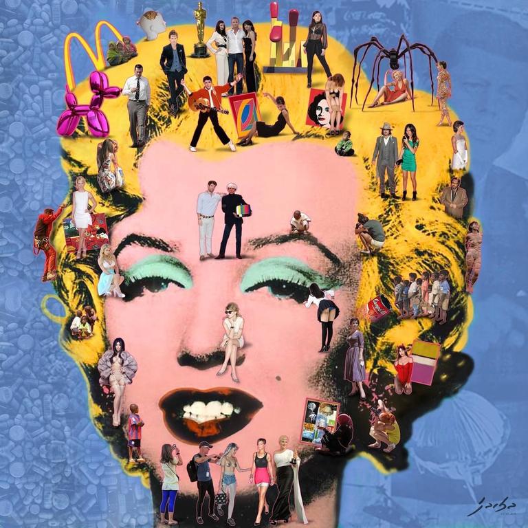 Lluis Barba - Warhol Marilyn, Self Portrait series For Sale at 1stDibs