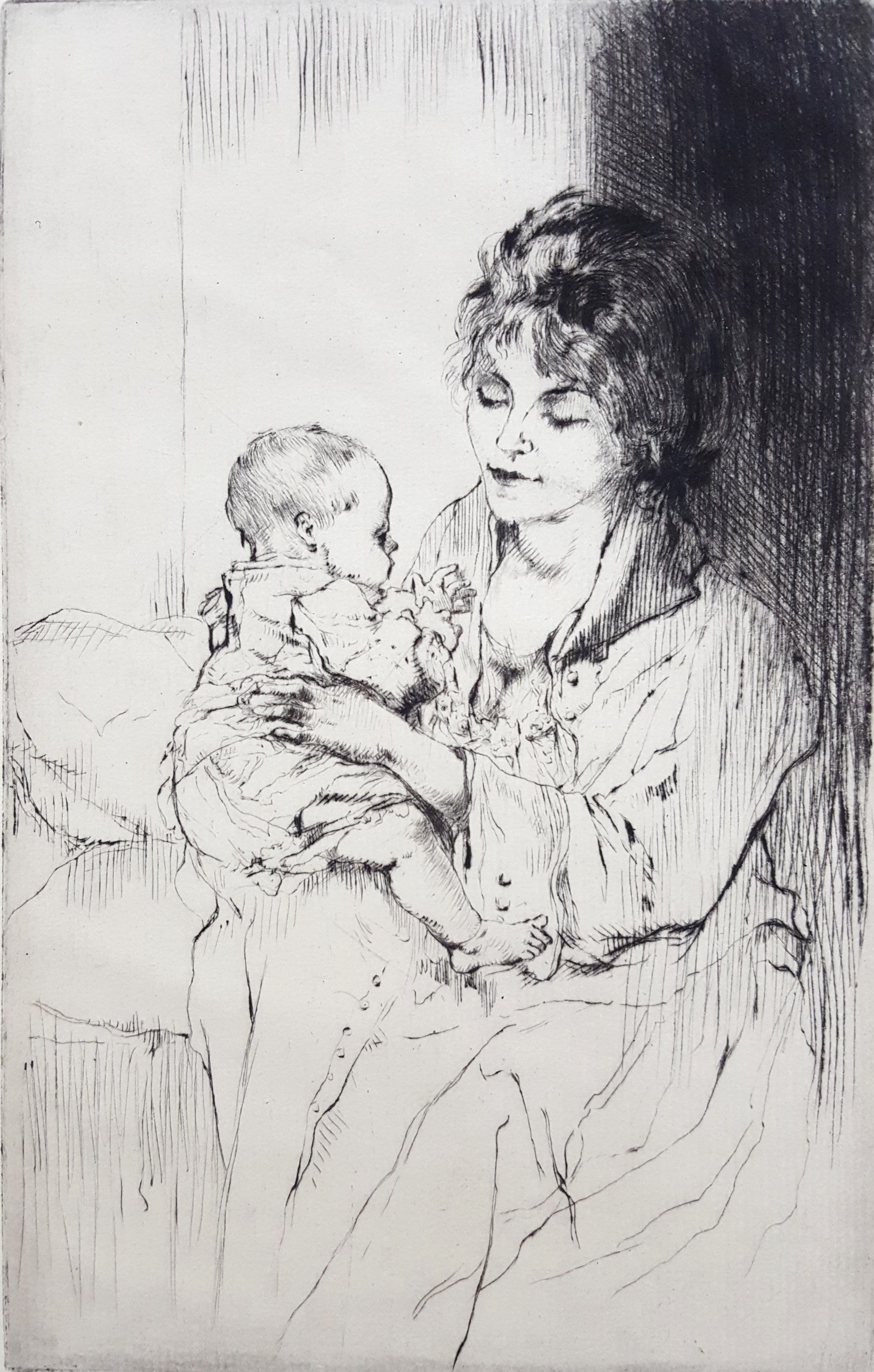 Auguste Brouet - Portrait de Baudelaire (Portrait of Charles Baudelaire) - Etching - Early 1900 ...