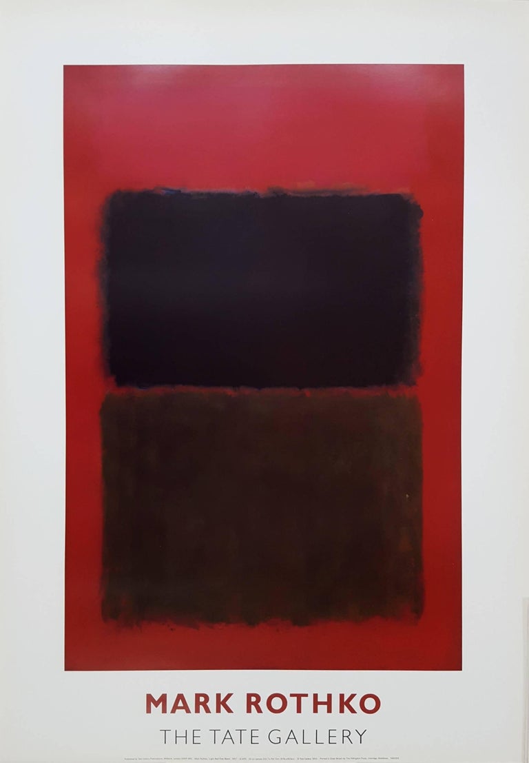 (after) Mark Rothko - Light Red Over Black at 1stDibs | mark rothko ...