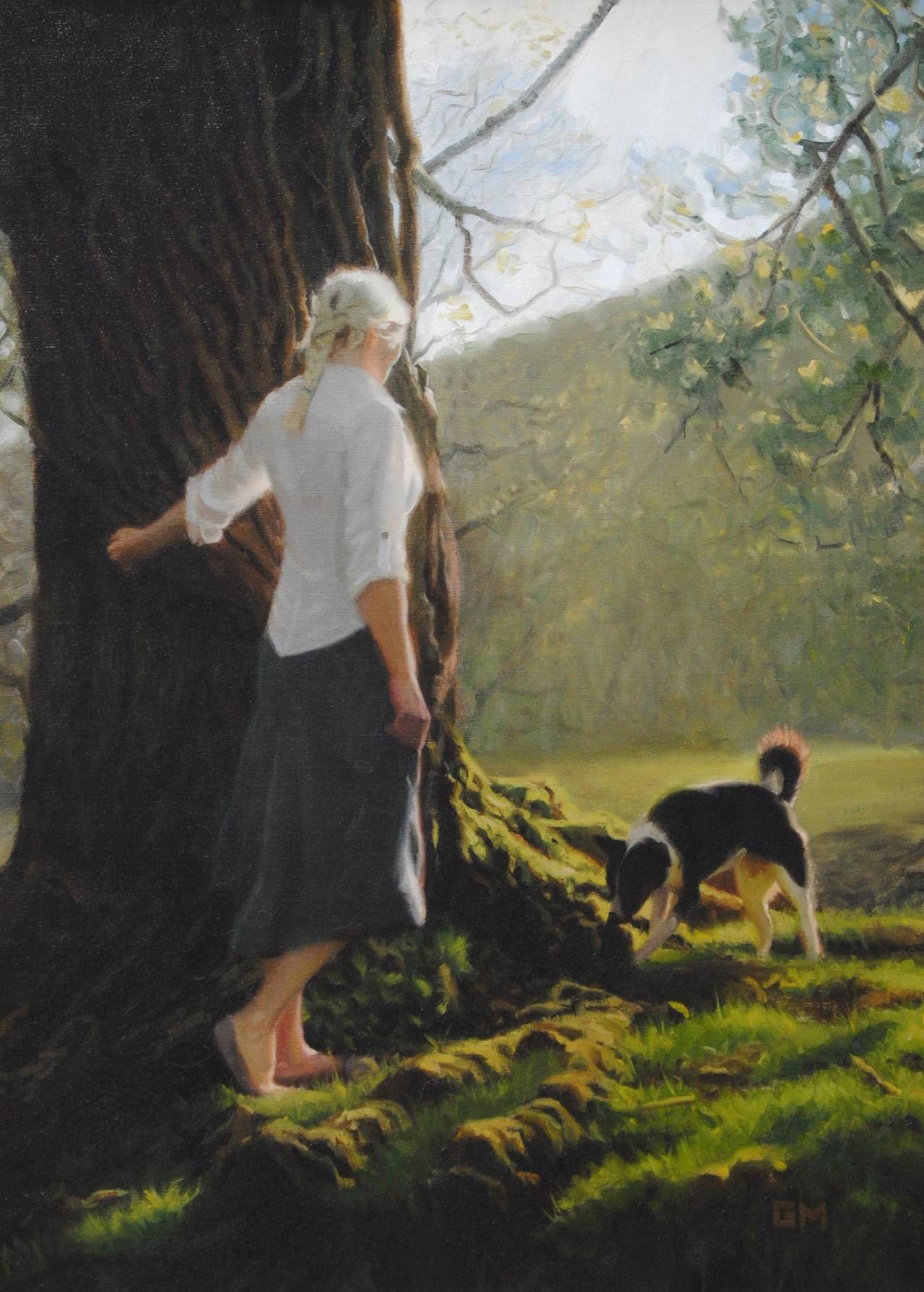 Gary Thomas Morrow - Woodland Walk at 1stDibs