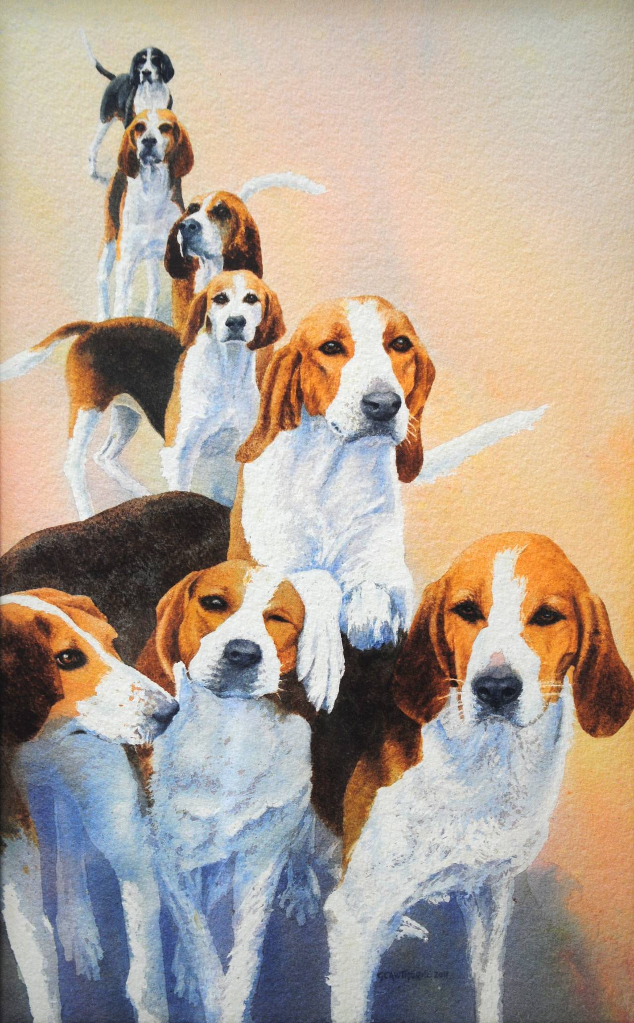 Gillie Cawthorne - French Boar Hounds at 1stDibs