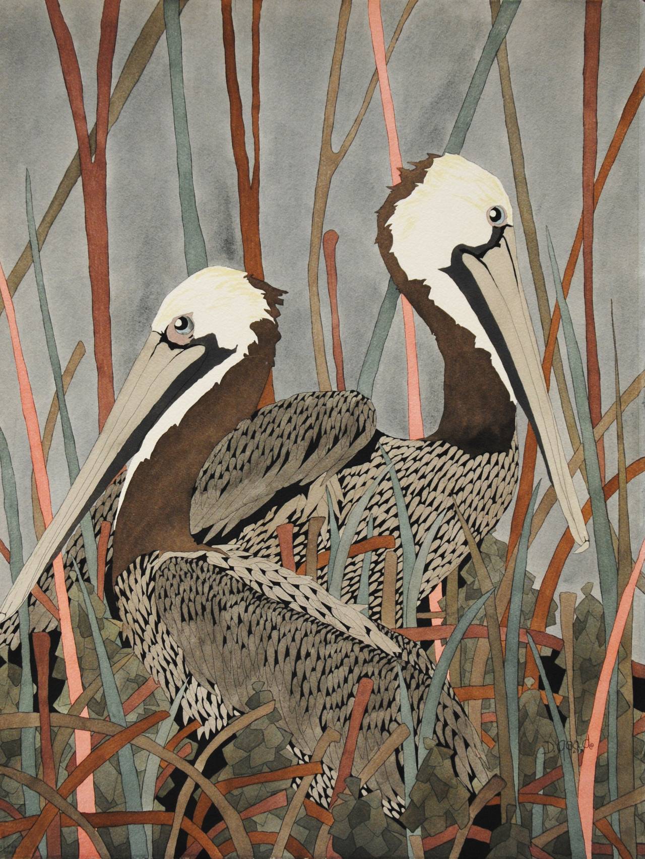 Dan Goad - Brown Pelicans For Sale at 1stdibs