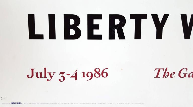 Roy Lichtenstein - Liberty Weekend at 1stDibs