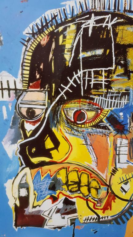 after Jean-Michel Basquiat - Untitled (Skull) at 1stDibs