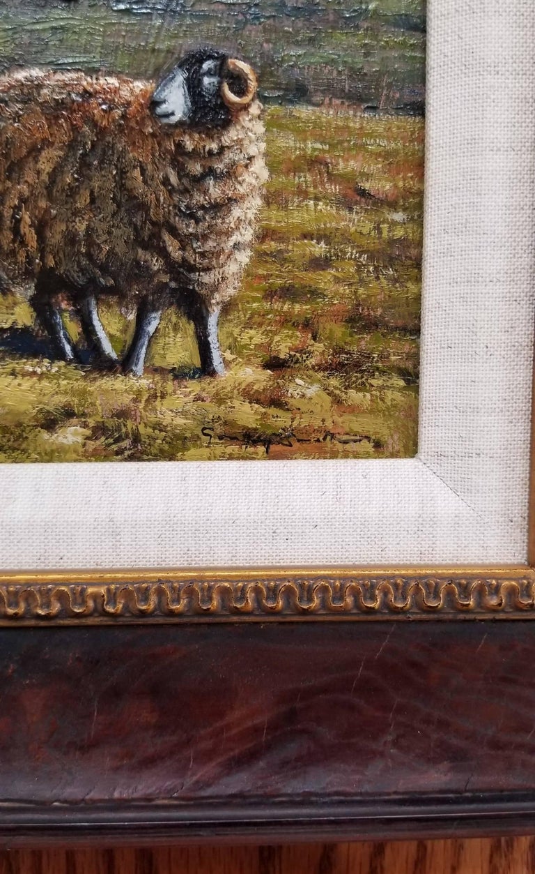 Geoffrey Smith - Towards Penhill with Swaledale Sheep at 1stDibs