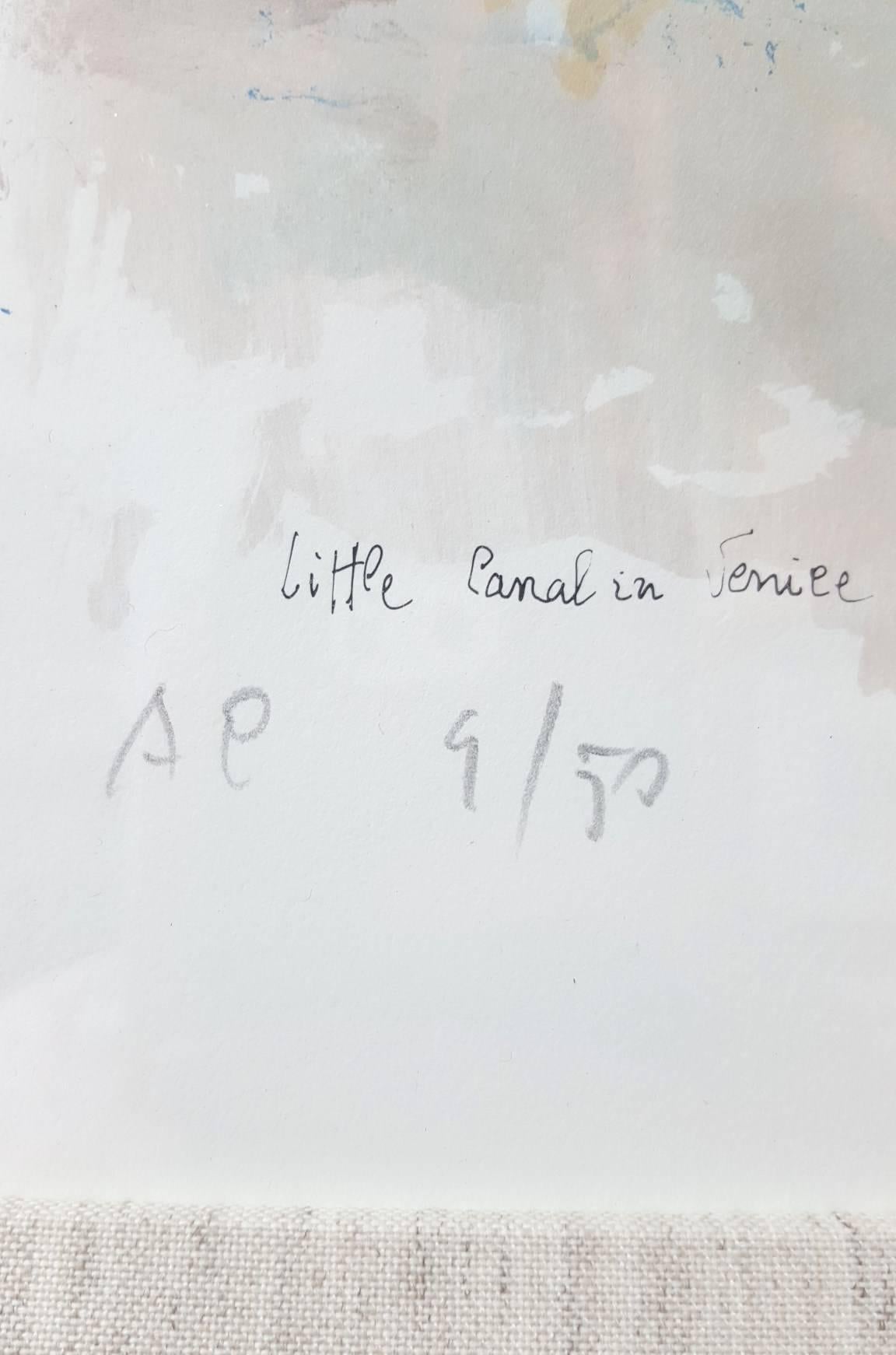 Urbain Huchet - Little Canal in Venice at 1stDibs | urbain huchet death ...