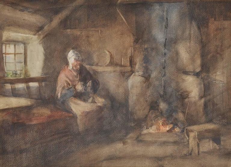 Henry Wright Kerr - The Cottager at 1stDibs