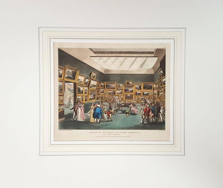 Thomas Rowlandson - Exhibition of Water Coloured Drawings, Old Bond ...
