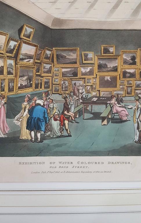 Thomas Rowlandson - Exhibition of Water Coloured Drawings, Old Bond ...