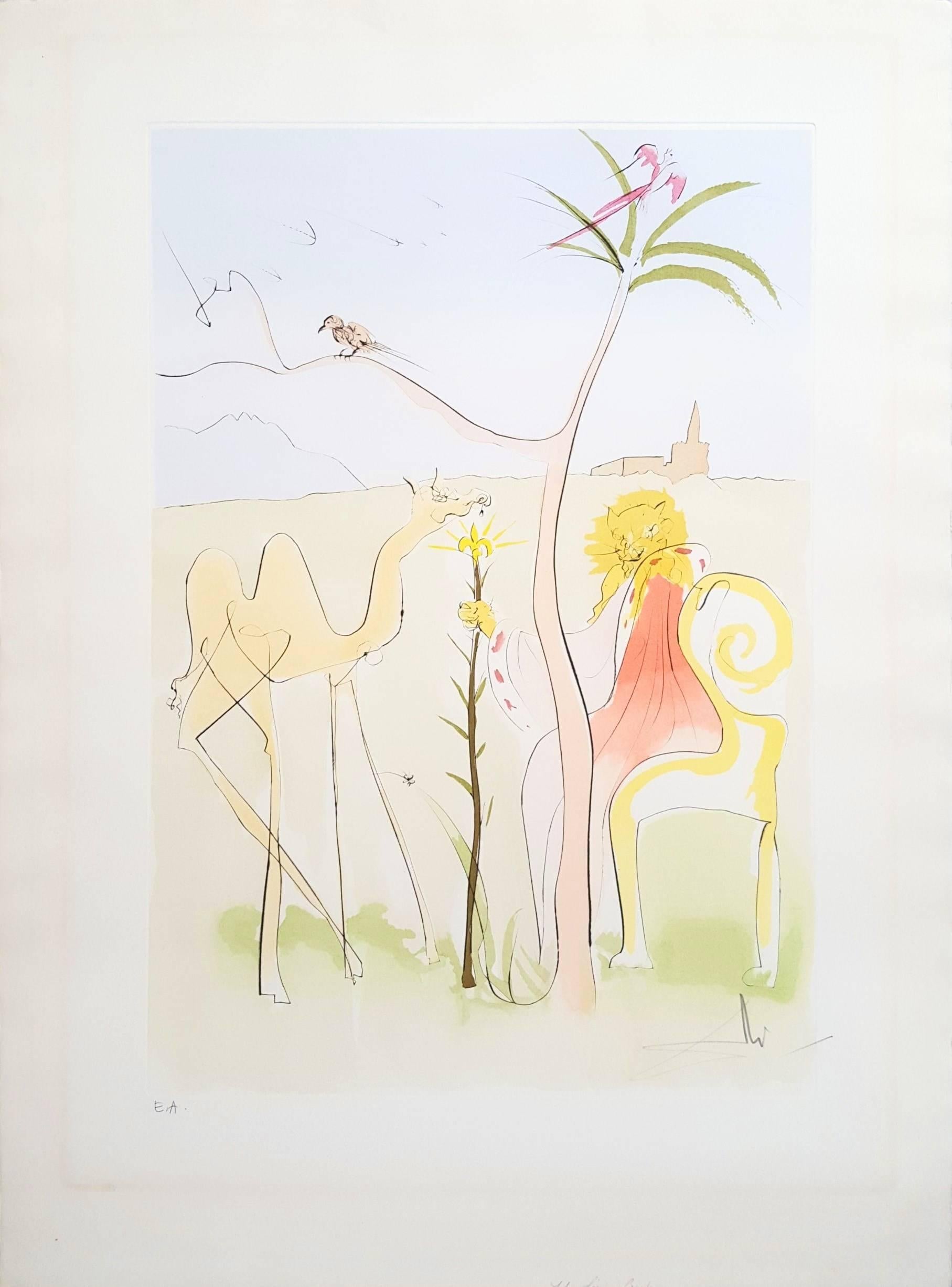 Salvador Dalí­ - La Cour du Lion at 1stDibs | salvador dali lion, la ...