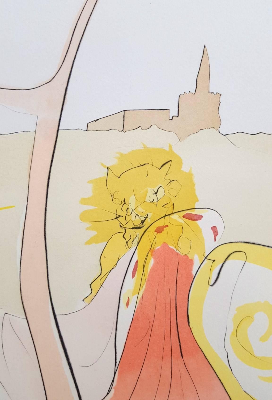 Salvador Dalí­ - La Cour du Lion at 1stDibs | salvador dali lion, la ...