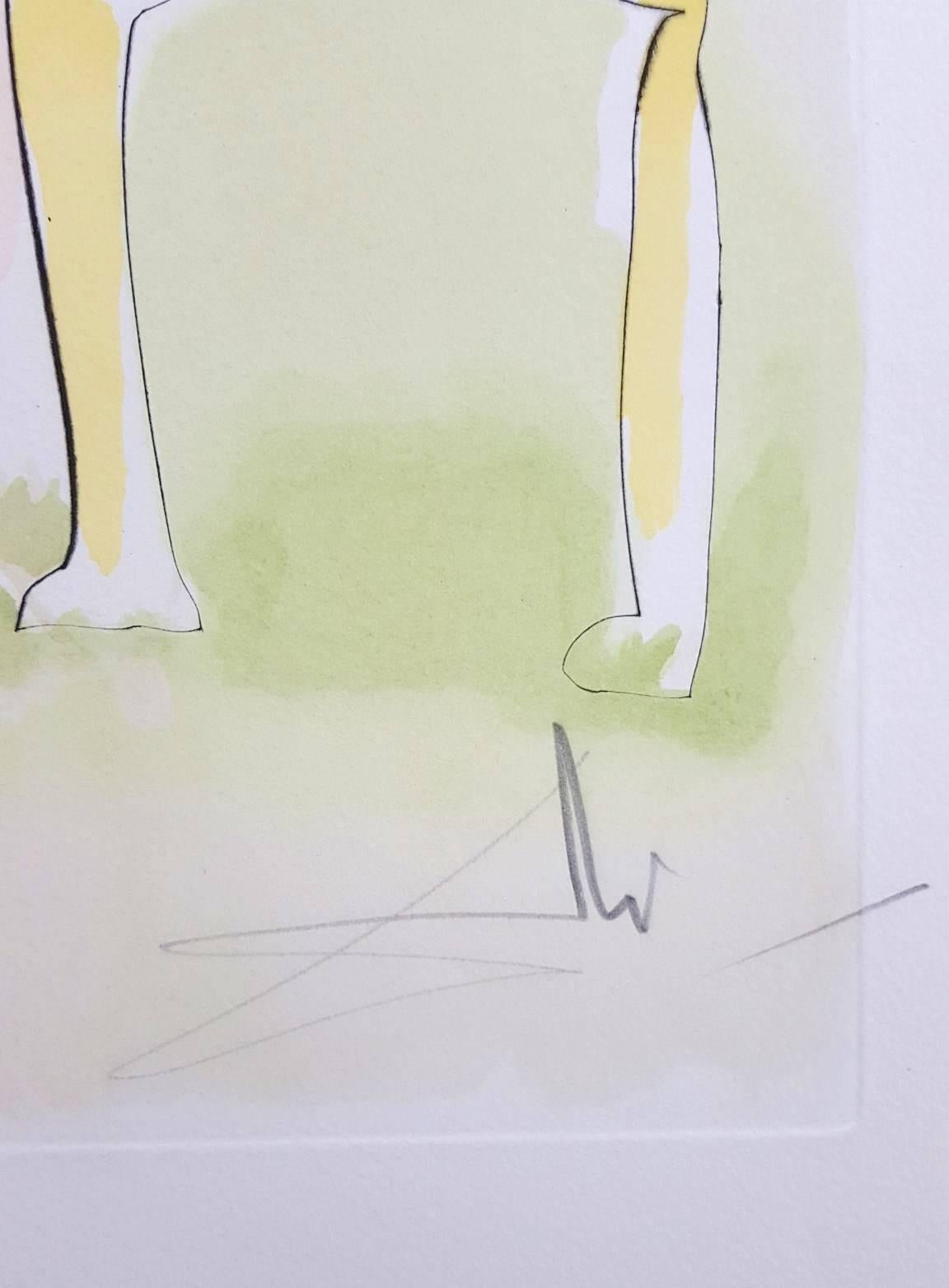 Salvador Dalí­ - La Cour du Lion at 1stDibs | salvador dali lion, la ...