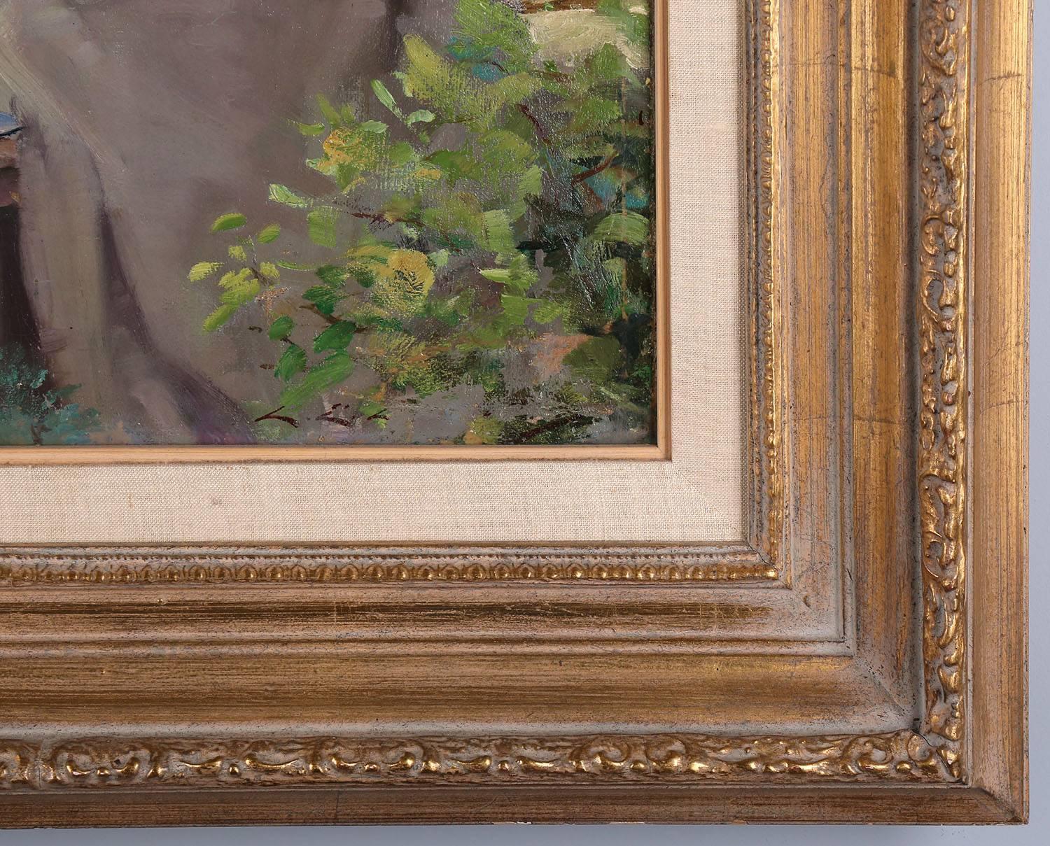 Charles Edward Chambers - Tea in the Afternoon For Sale at 1stdibs