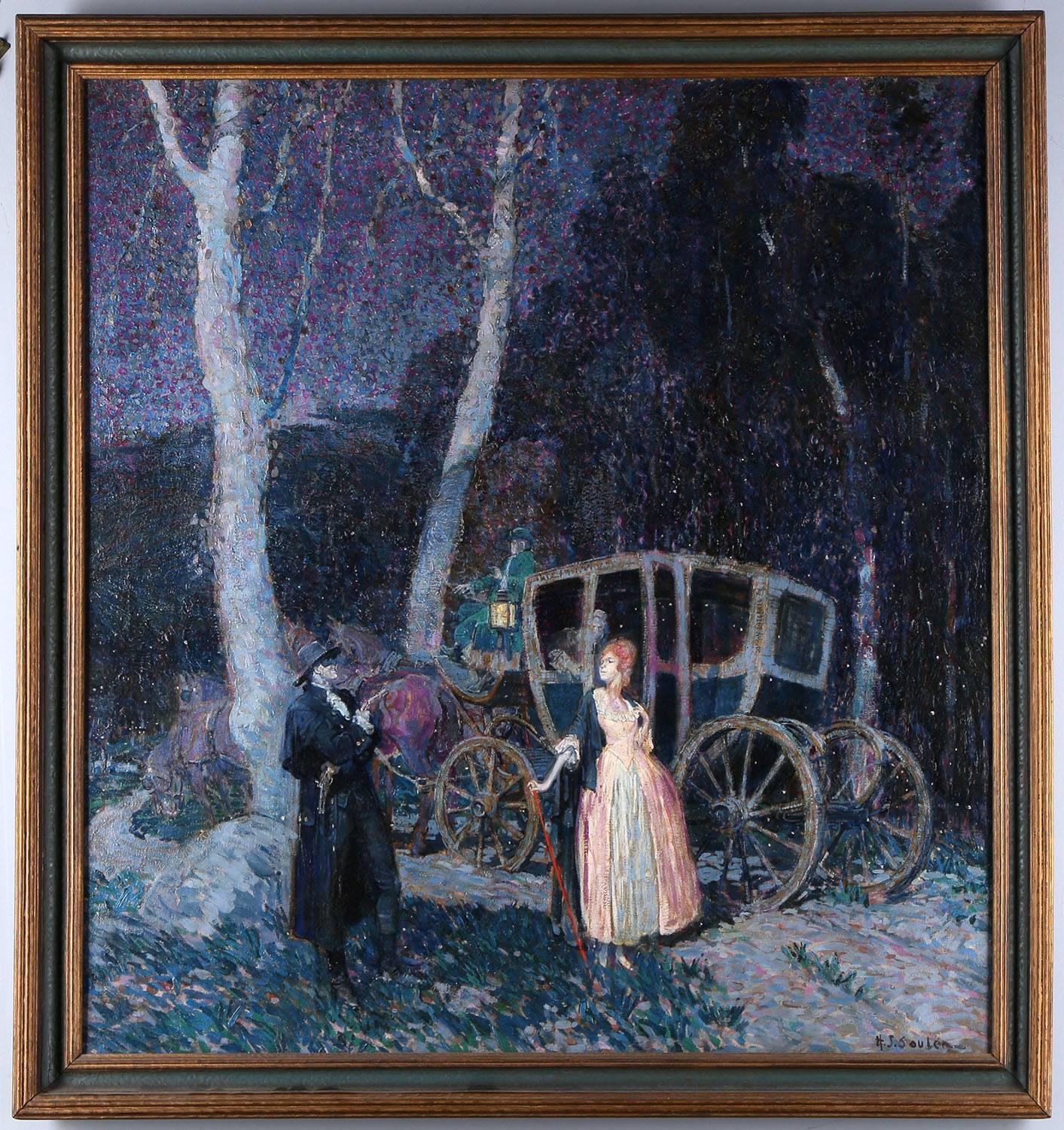 Gabriel Emile Nicolet - A stunning French Impressionist painting ...