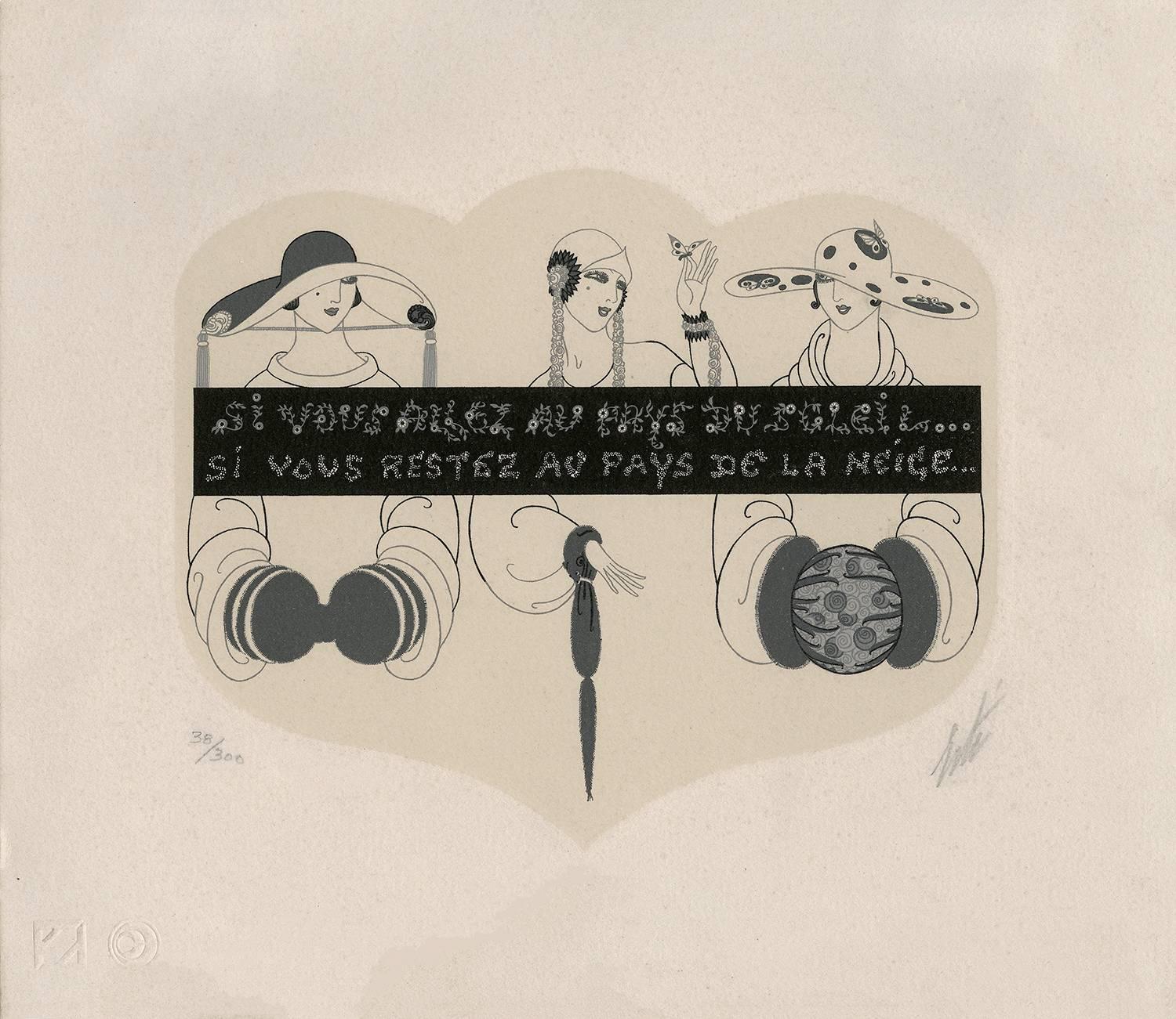 Erté - Summer And Winter at 1stDibs | erte winter