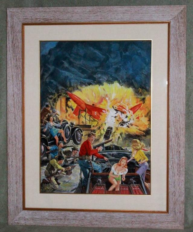 Bruce Minney - Fräulein Raiders, Painting at 1stdibs