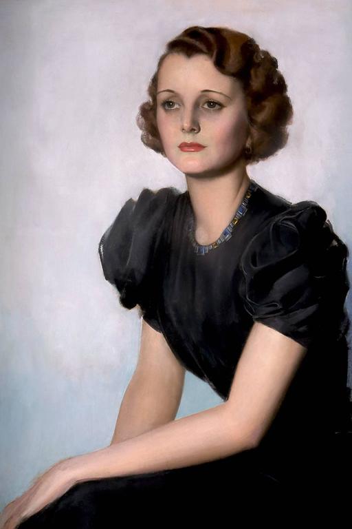 Rolf Armstrong - Mary Astor Hollywood Portrait at 1stDibs