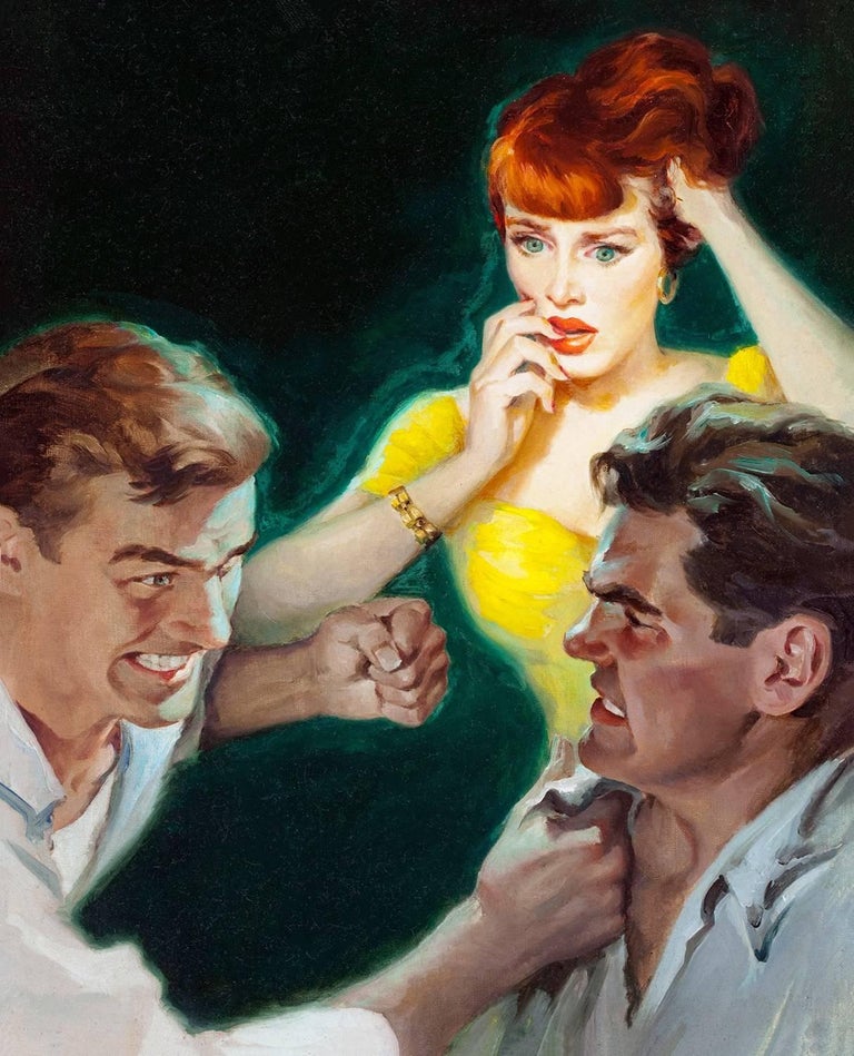 Unknown - Master Detective Pulp Cover Art For Sale at 1stDibs