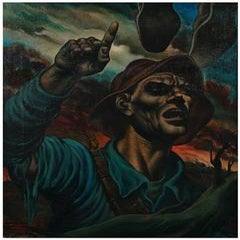 Edward Moritz - House Party, Painting For Sale at 1stdibs