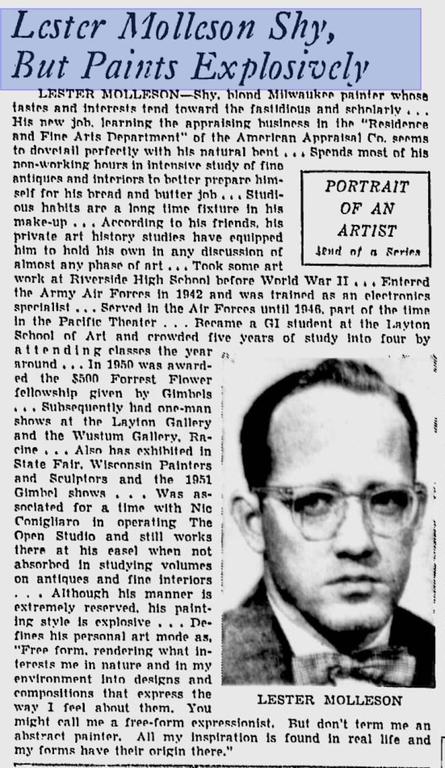 Lester Molleson - Cyclops Over Jones Island at 1stDibs