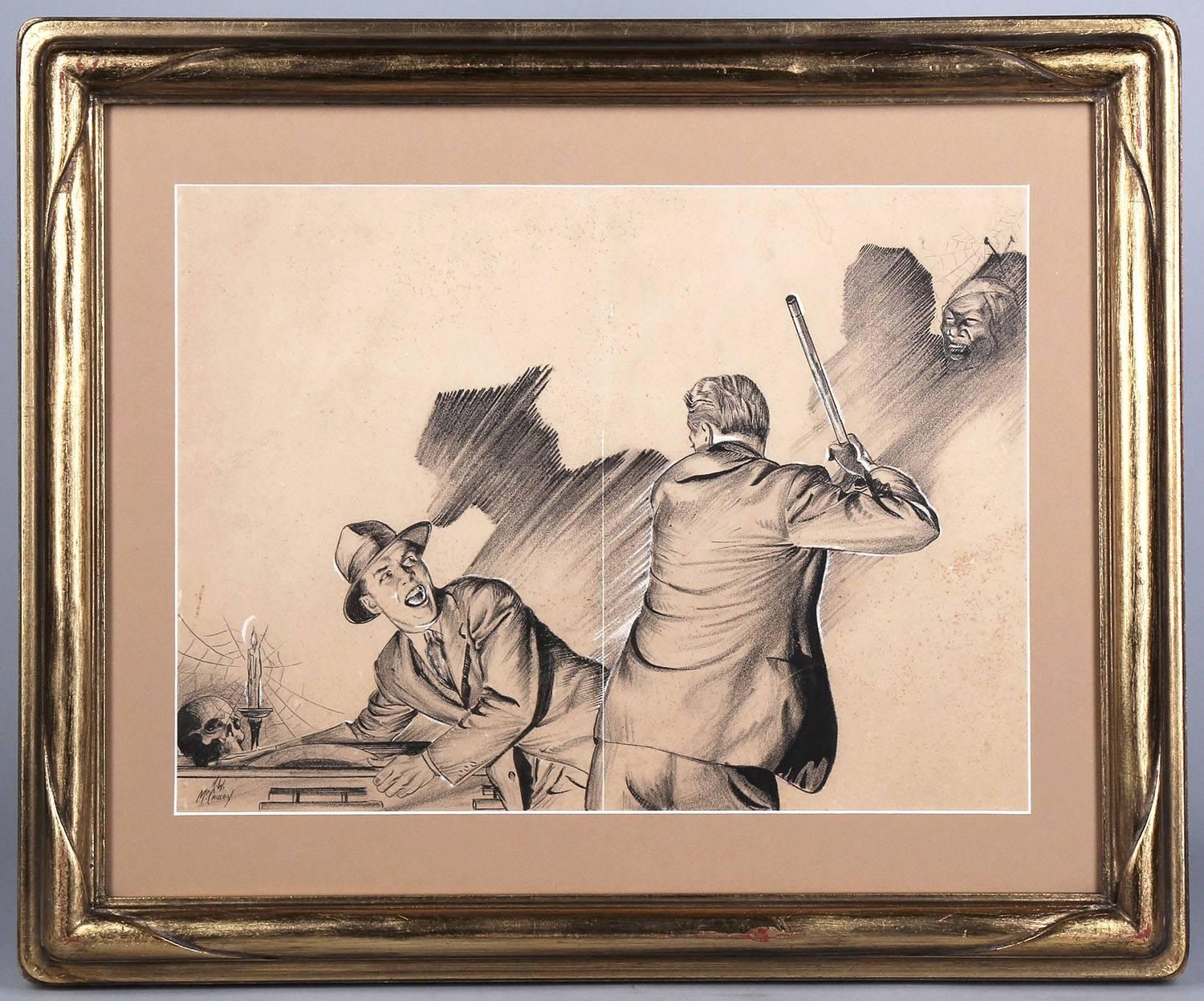 Harold McCauley - Encounter In A Sinister Place at 1stDibs | harold ...