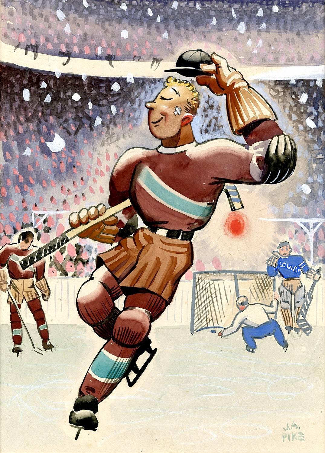 John Pike - He Scores! For Sale at 1stDibs
