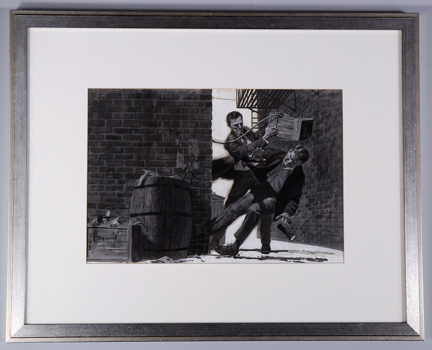 Herman Bischoff - Lovelorn Beauty Admires 2 WWII Soldiers at 1stDibs