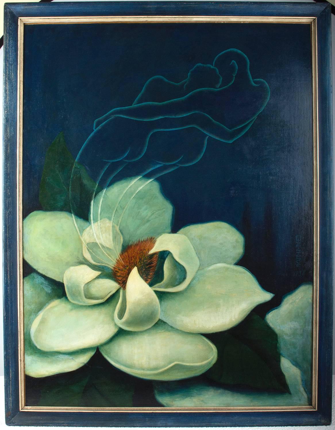 George Quaintance - Nudes Emerging Through A Water Lily at 1stDibs