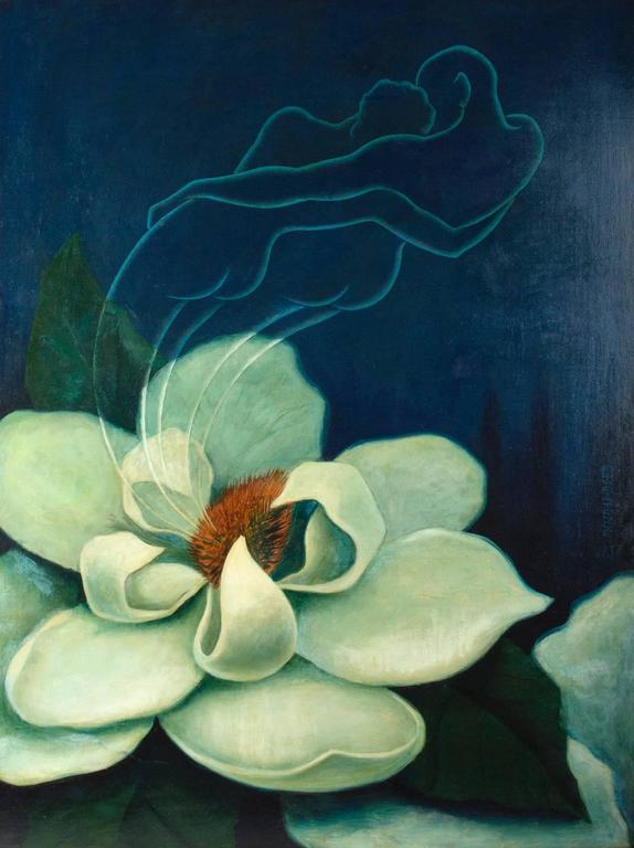 George Quaintance - Nudes Emerging Through A Water Lily at 1stDibs